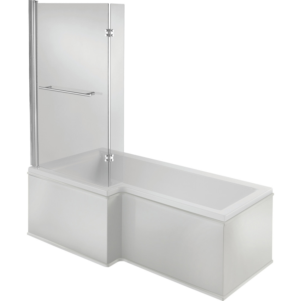 Ajax Armthorpe 1700 x 850mm Left Hand L Shaped Shower Bath | Low Price