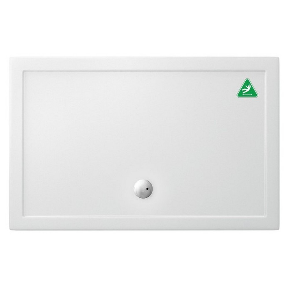 Britton Zamori 1400 x 900mm Rectangle Anti-Slip Shower Tray with ...