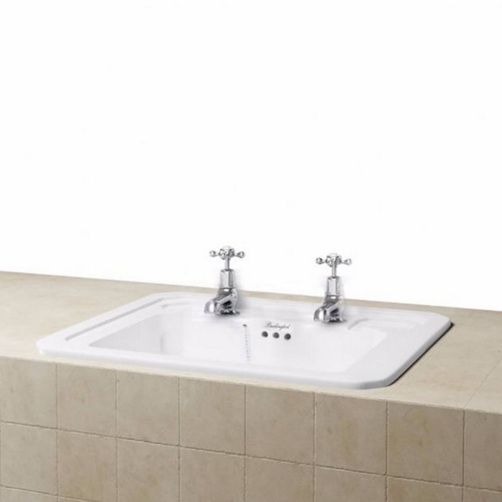 Burlington Contemporary 540mm 2TH Countertop Basin | Discount Price