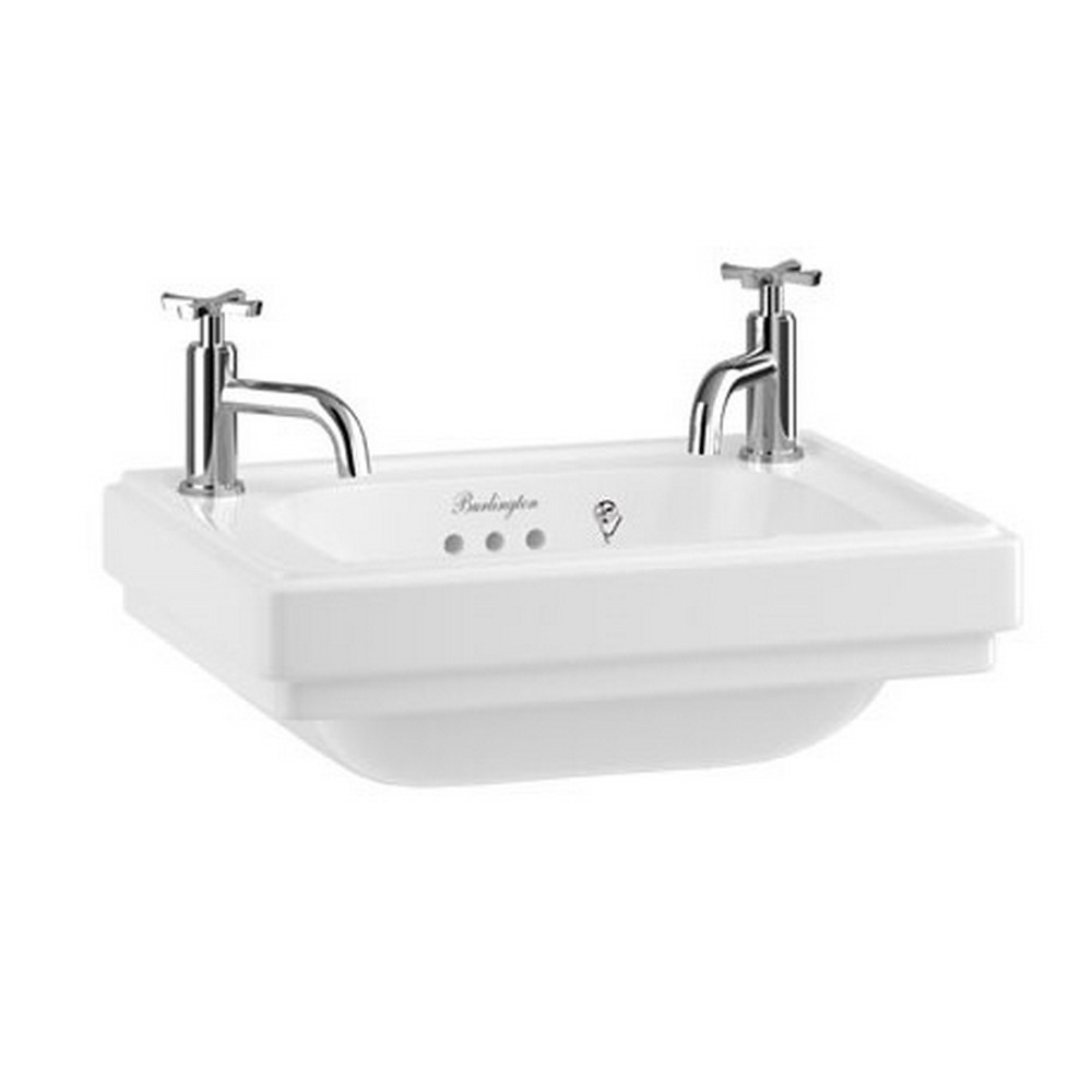 Burlington Riviera 450mm Square Cloakroom Basin | Low Price