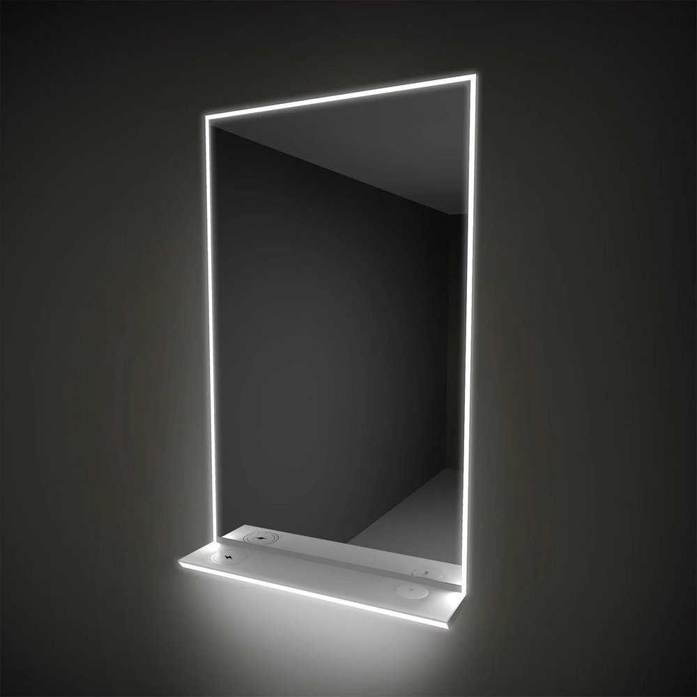 HIB Platform 50 LED Illuminated Bathroom Mirror | Low Price