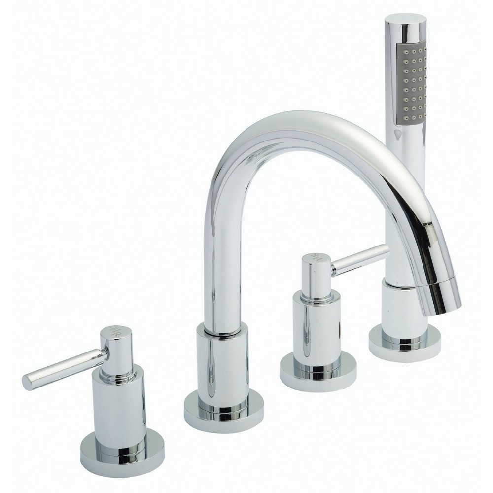 Lever 4 Tap Hole Bath & Shower Mixer | TEL334S