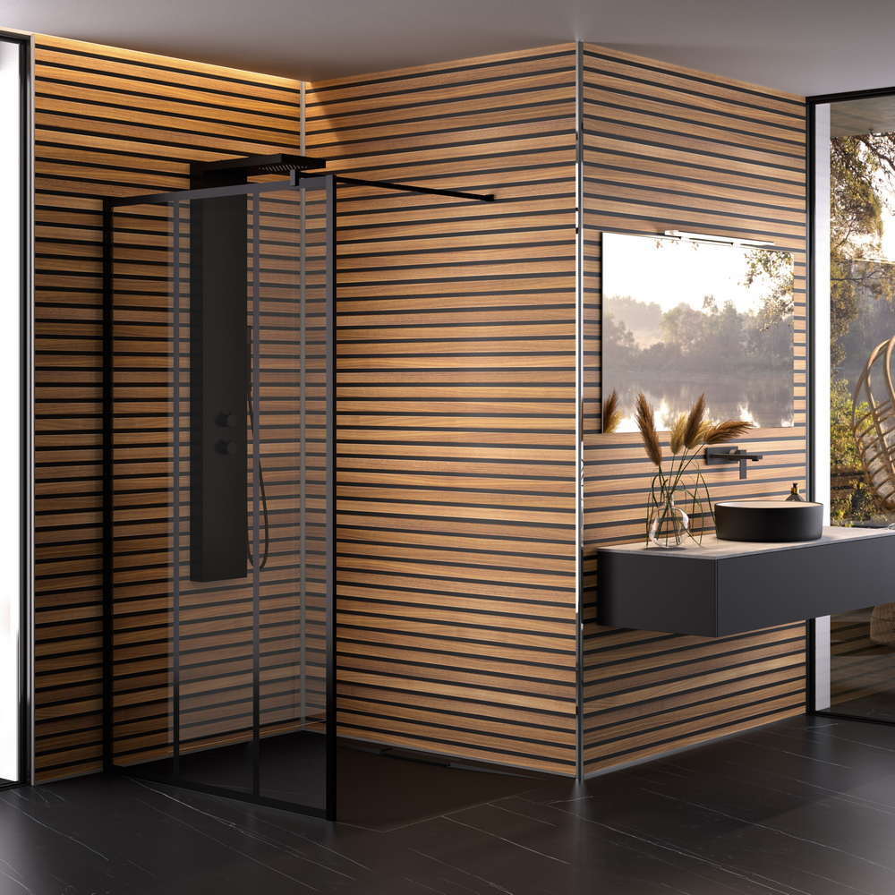 Horizontal Wood Paneling Wall