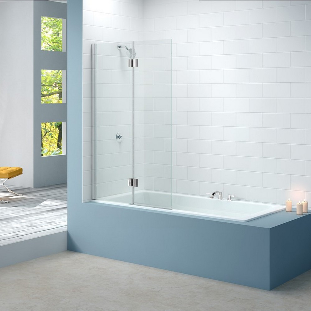 Merlyn Two Panel Hinged Bath Screen MB7 | MB7