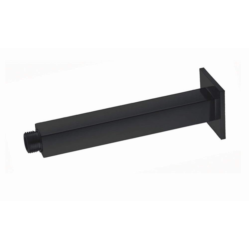 Niagara Observa Square Ceiling Shower Arm - Matt Black | Low Price