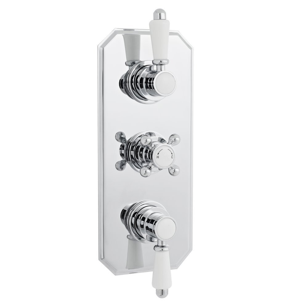 Nuie Victorian Triple Concealed Thermostatic Shower Valve | Low Price