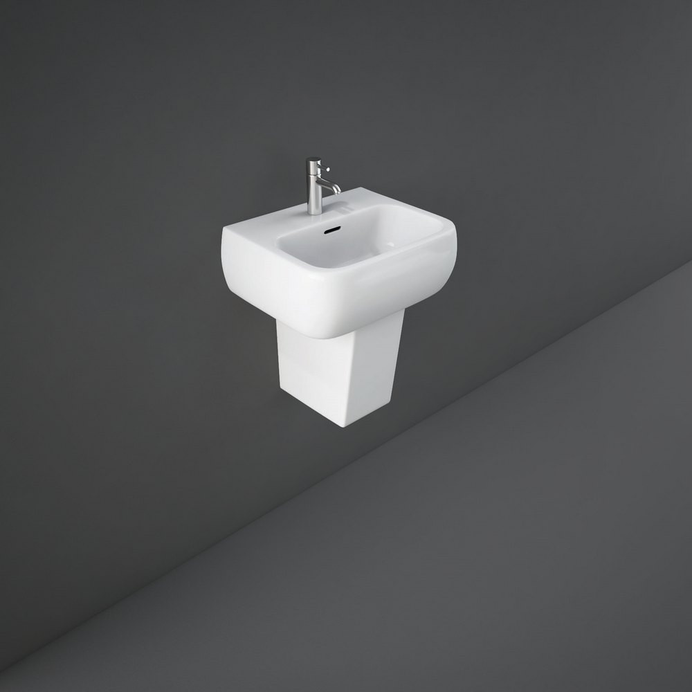 Rak Metropolitan 420mm 2TH Basin and Semi-Pedestal | Low Price