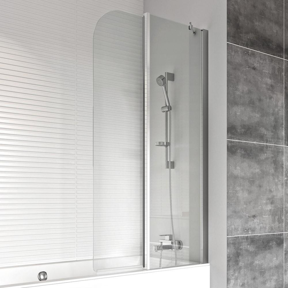 Roman Haven6 1500 x 910mm RH Inward Folding Bath Screen | Low Price
