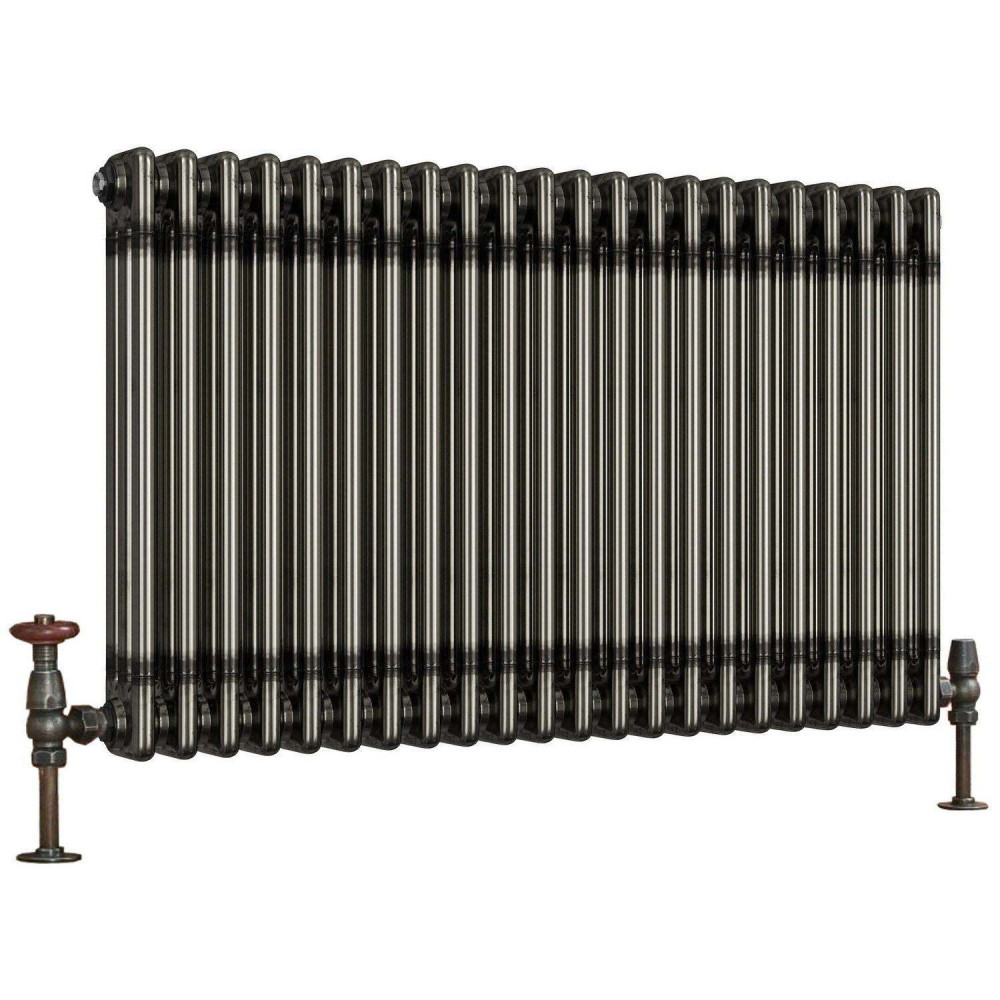 Scudo 600 x 999mm 3 Column Horizontal Radiator in Raw Metal | Low Price