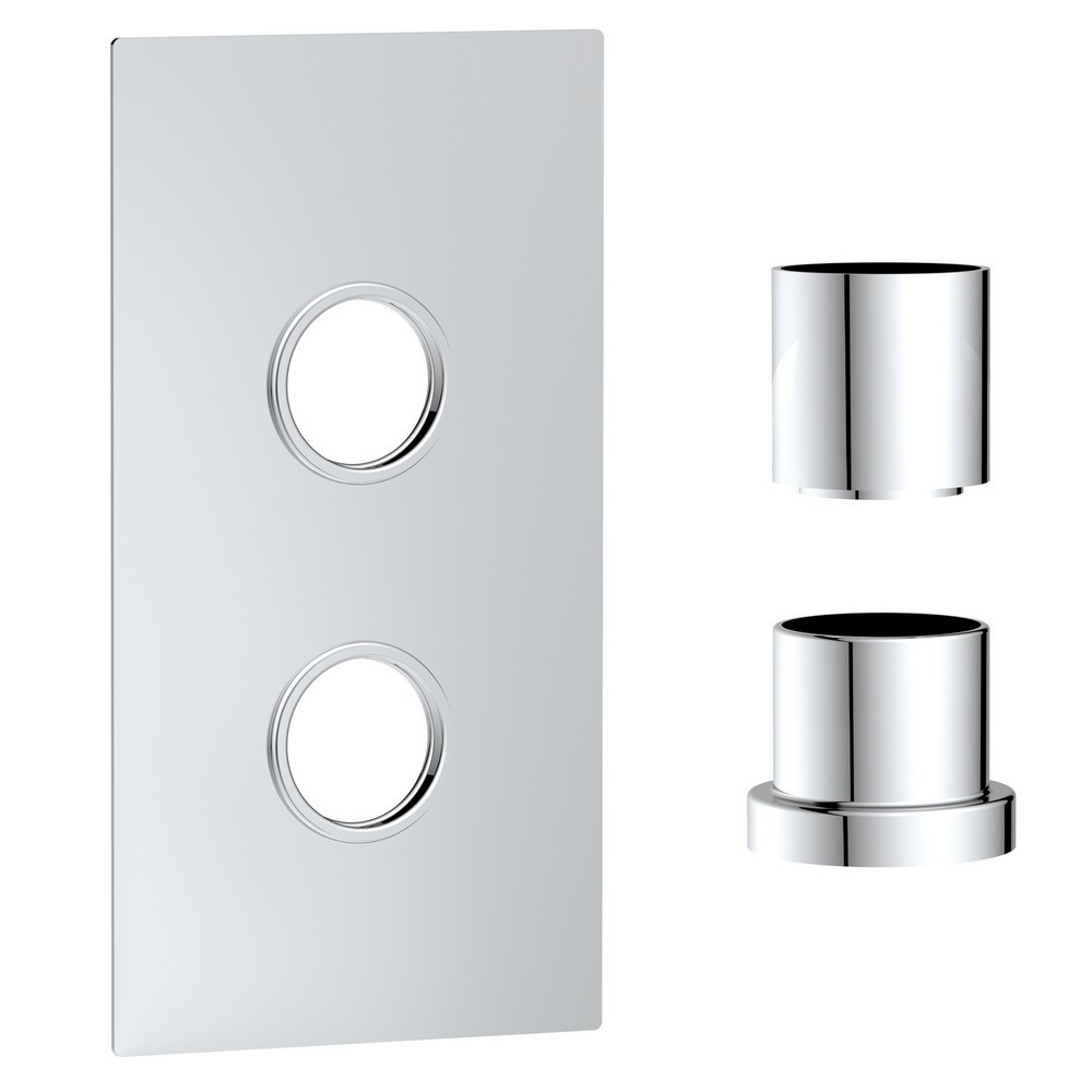 Scudo Concealed One Outlet Shower Valve with Chrome Plate | Showering