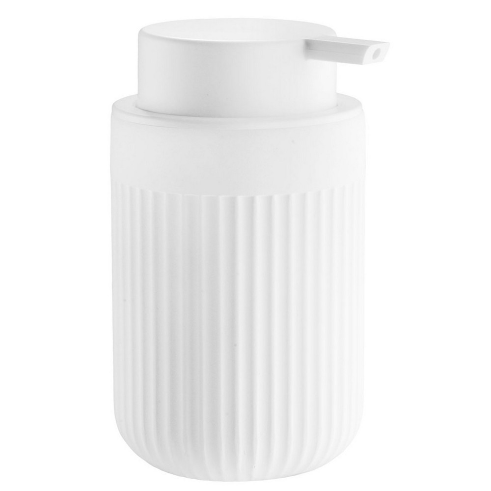 Smedbo Beslagsboden Wave Freestanding Soap Dispenser in White | Accessories