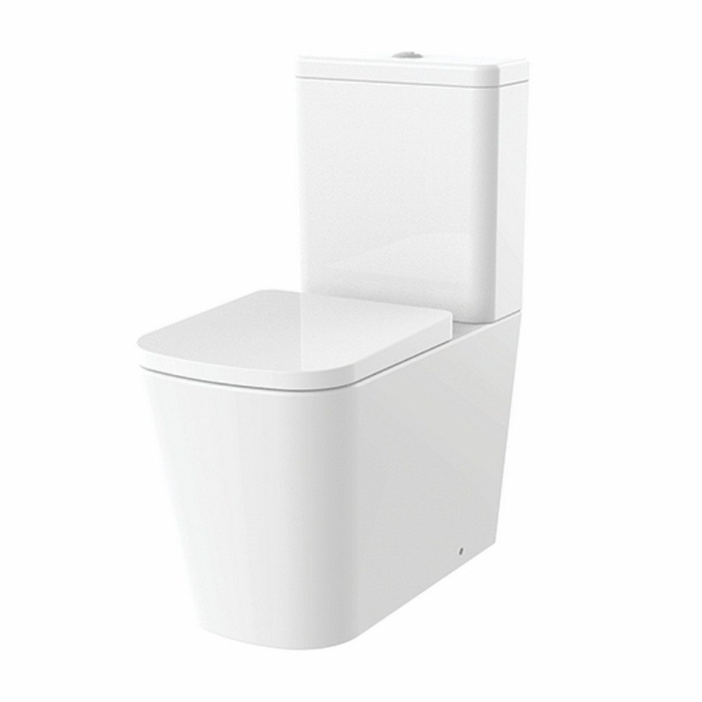 The White Space Anon Rimless Close Coupled Closed Back WC and Seat ...