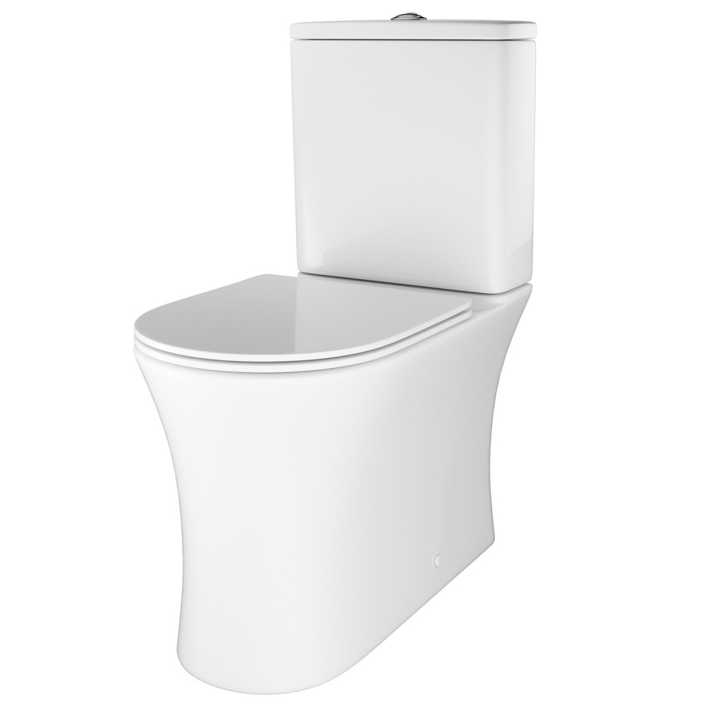 The White Space Euna Rimless Close Coupled Closed Back WC and Seat ...