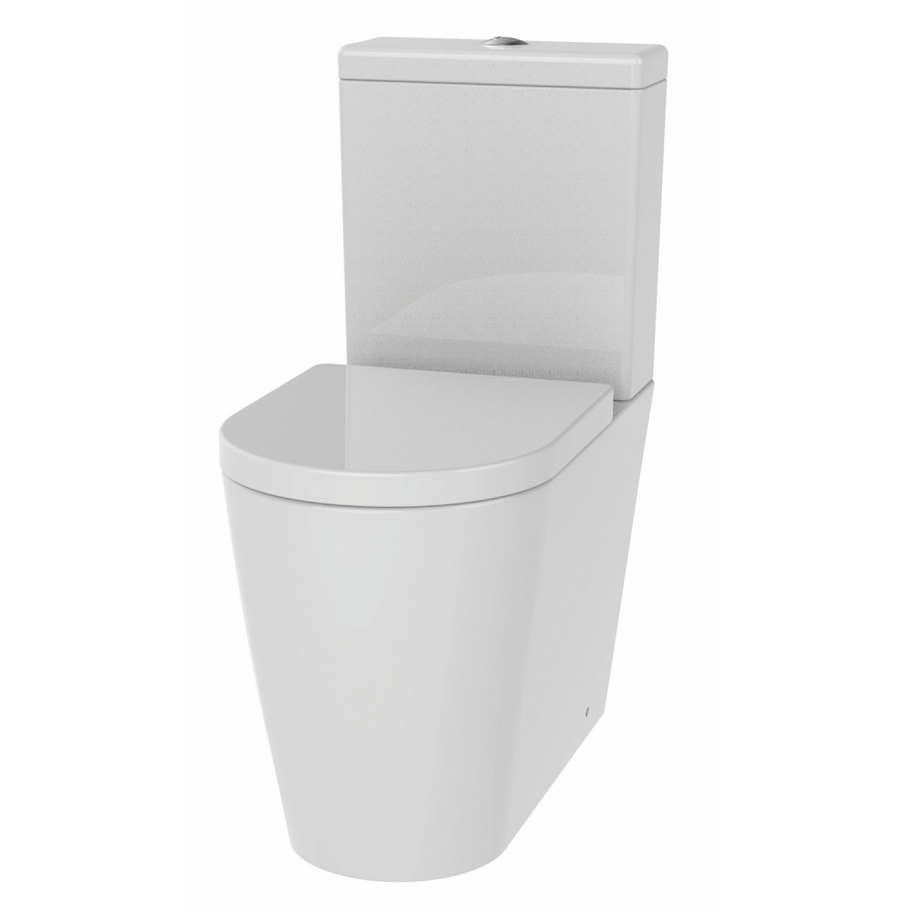 The White Space Lab Rimless Comfort Height Closed Back WC and Seat ...