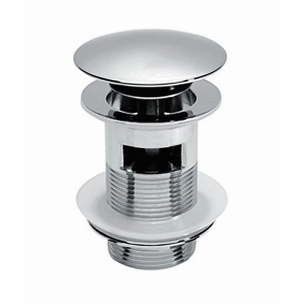 The White Space Slotted Sprung Basin Waste in Chrome | Sink Waste