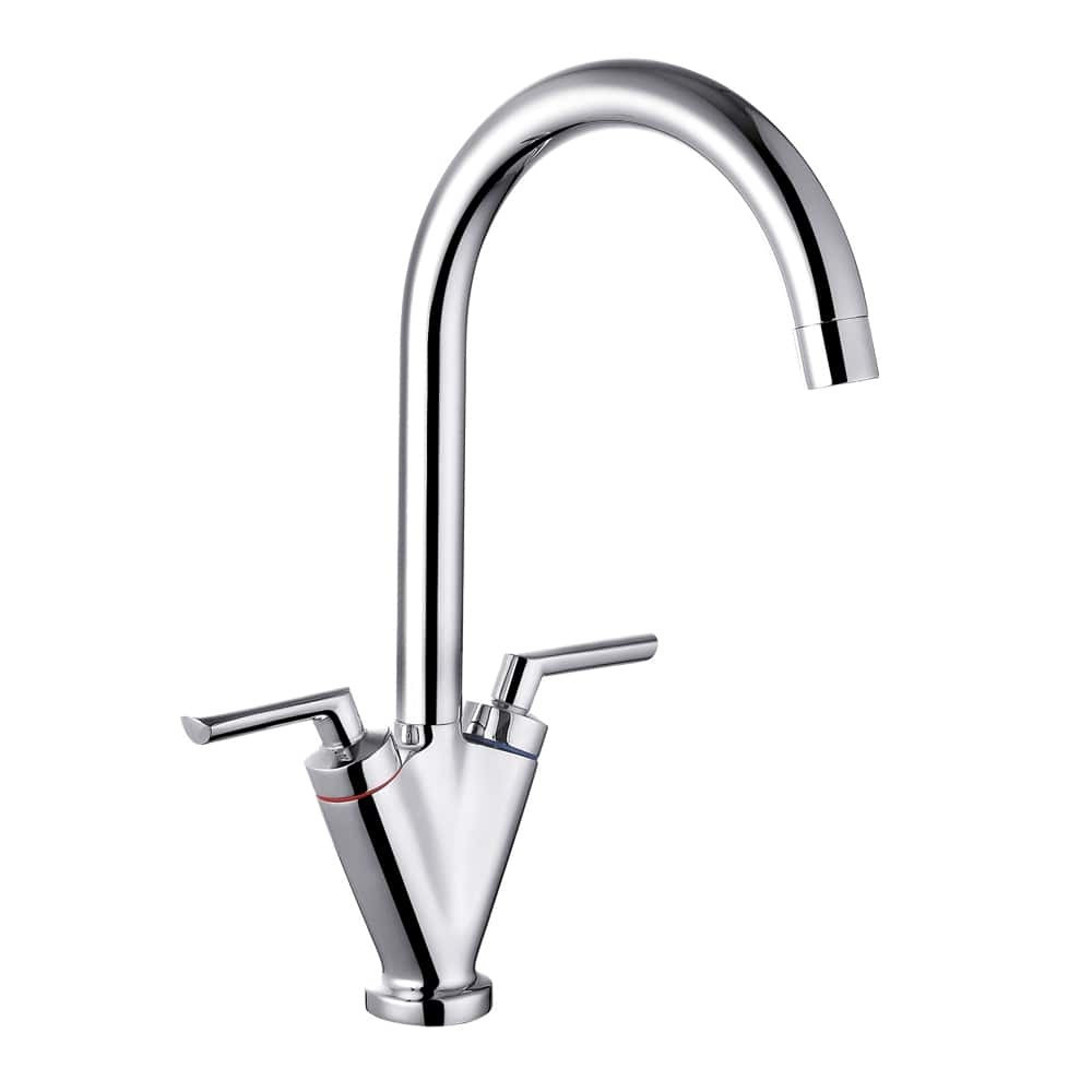 Trisen Starn Chrome Two Handle Kitchen Tap | Low Price