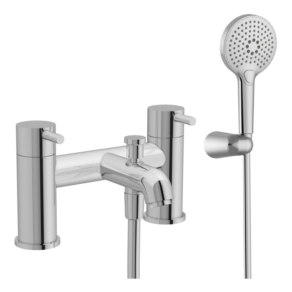 VitrA Minimax S 2TH Bath Shower Mixer in Chrome | Luxury Taps