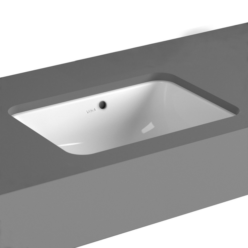 VitrA S20 500mm Square 0TH Undercounter Basin | Luxury Sink