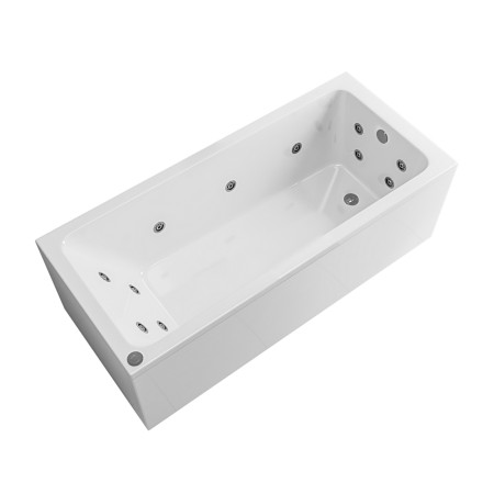 Beaufort Portland 1700 x 750mm 14 Jet Whirlpool Single Ended Bath | Low ...