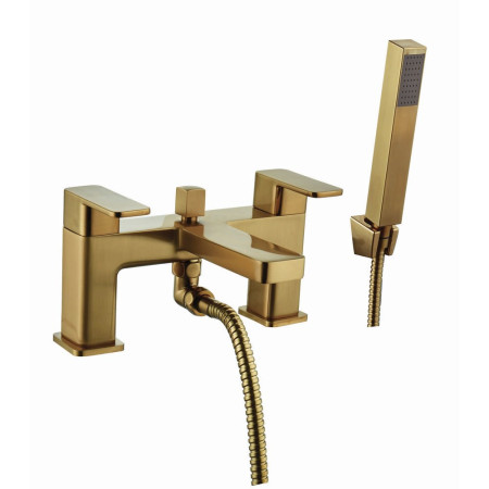 Niagara Hadley Brushed Brass Mono Basin Mixer With Click Clack Waste ...