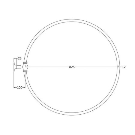 Nuie Traditional Round Shower Curtain Ring | Best Price