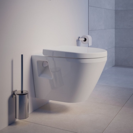 VitrA Integra Round Rimless Wall Hung WC Pan and Seat | Hidden Cistern